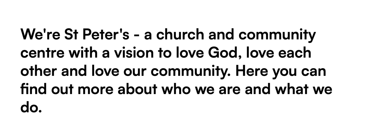 St Peter's Church & Community Centre